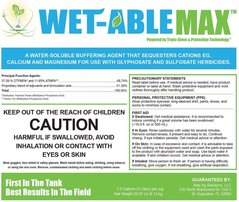 Able Ag Solutions - WET-ABLE MAX™